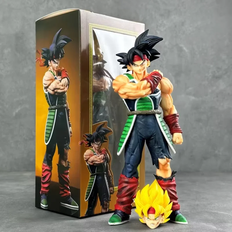 24cm Dragon Ball Z Anime Figure Battle Bardock Figure Model Scene PVC ...