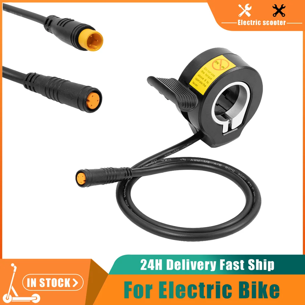 Electric-Bike-Thumb-Throttle-130X-Waterproof-3-Pin-Electric-Bicycle ...
