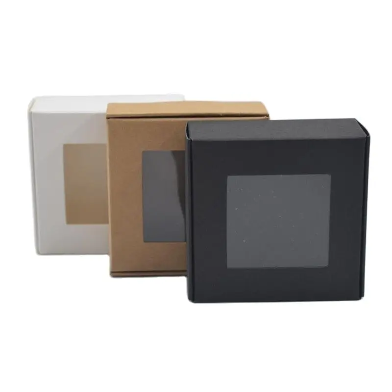 20-50pcs-Clear-Window-Gift-Box-Transparent-Window-Folding-Gift-Box ...