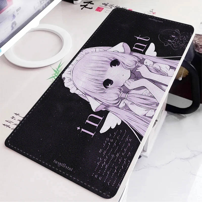 Cute Girl Desk Mat C-Chobits Chii Cartoon Laptop Mousepad Black Mouse ...