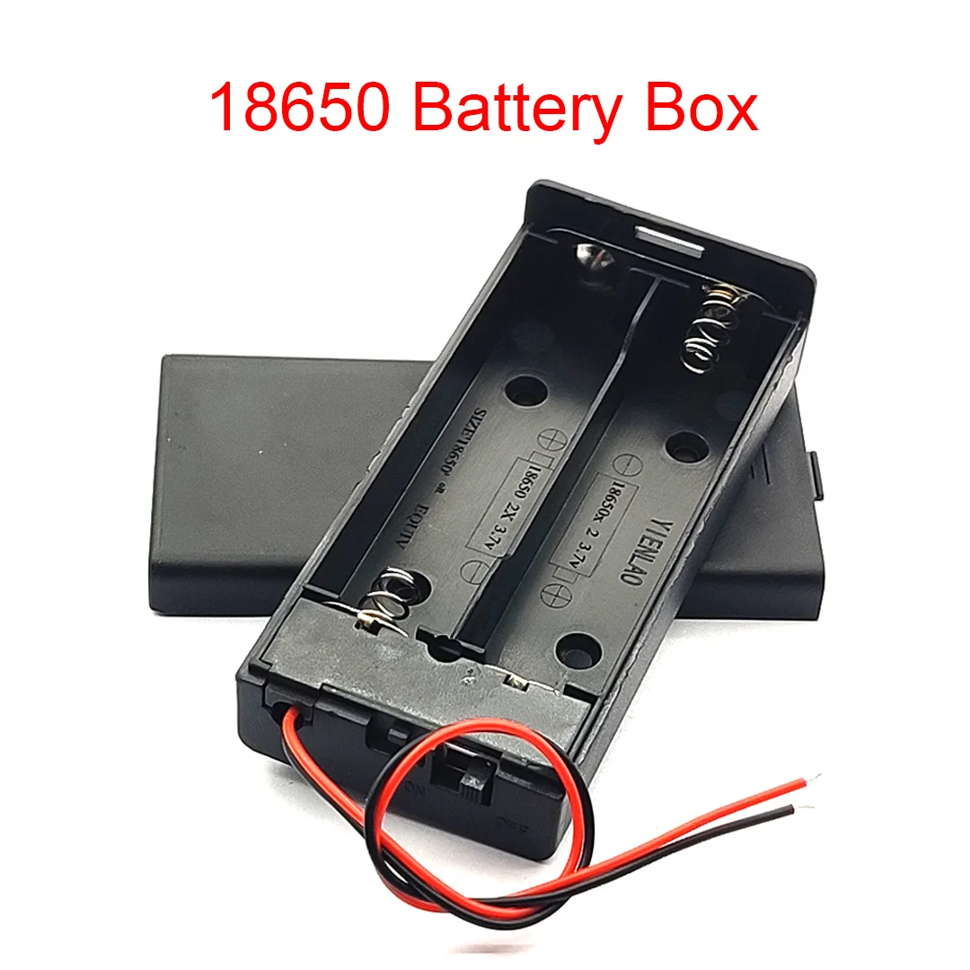 18650 Battery Box 18650 Storage Case 3.7V 2x18650 Battery Holder 18650 ...