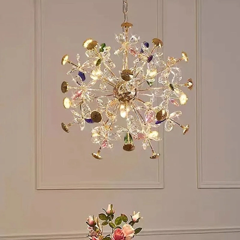 Postmodern Luxury Crystal Chandelier Light Living Dining Room Lighting ...