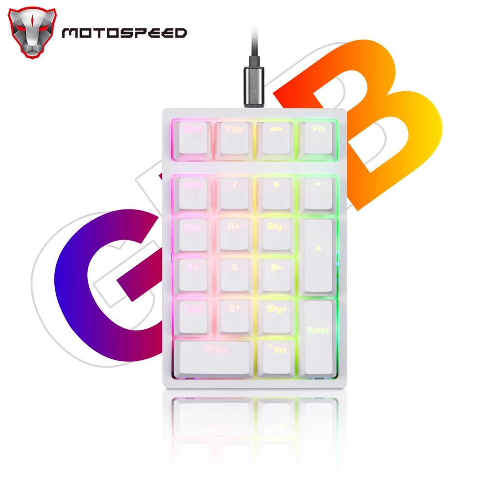 Motospeed-K24-Mechanical-Numeric-Keypad-White-Hot-Swap-Switch-Wired ...