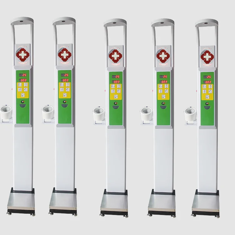 Pharmacy Scale Coin Operated Height and Weight Scale Blood Pressure ...