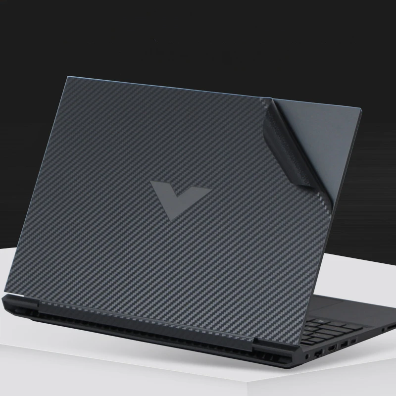 Kh Carbon Fiber Laptop Sticker Skin Decal Protector Guard Cover For Hp ...
