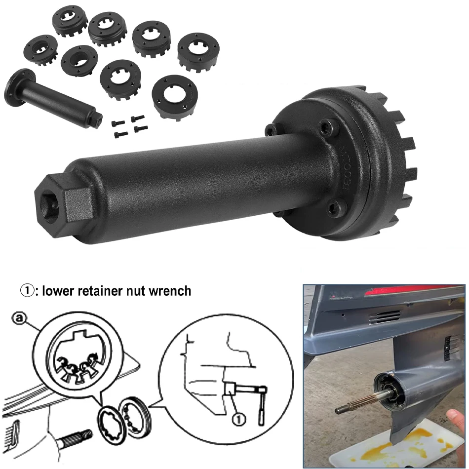 Lower-Carrier-Retainer-Retaining-Ring-Nut-Wrench-Tool-Kit-Fit-For ...