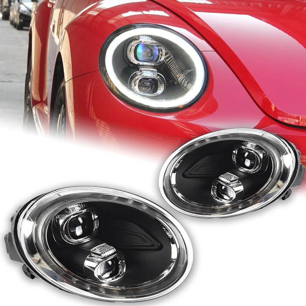 AKD-Car-Styling-for-Beetle-Headlights-2013-2020-VW-Beetle-LED-Headlight ...