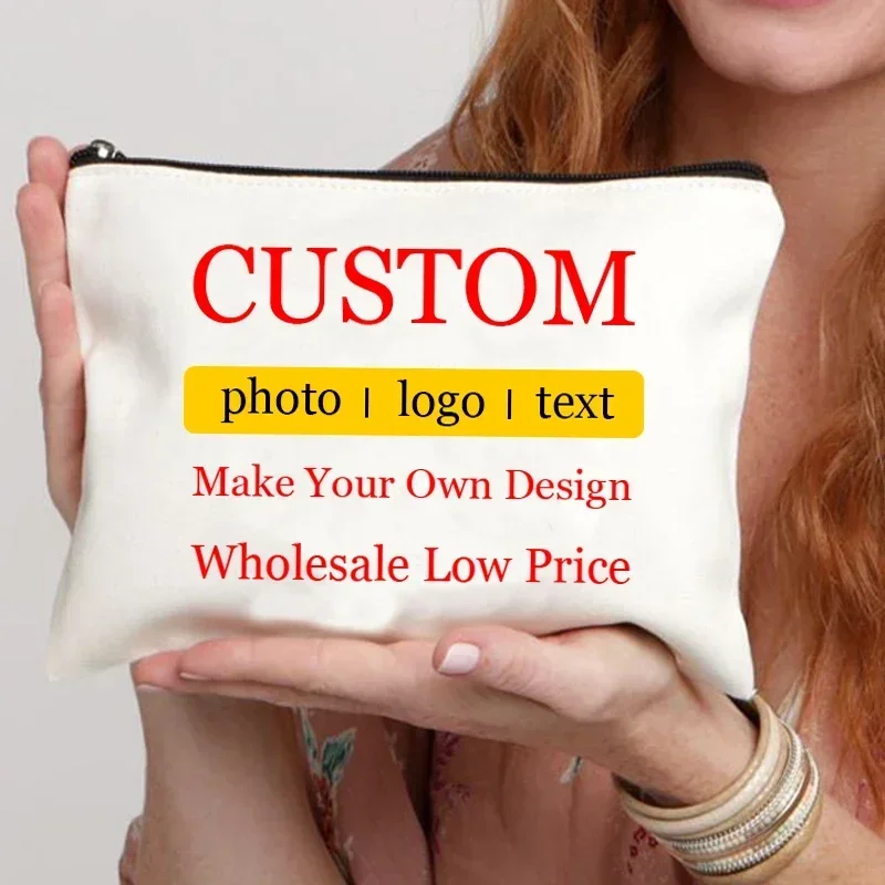 Custom-Your-Own-Design-Photo-Name-Logo-Text-Makeup-Bag-Bridesmaid-Gift ...
