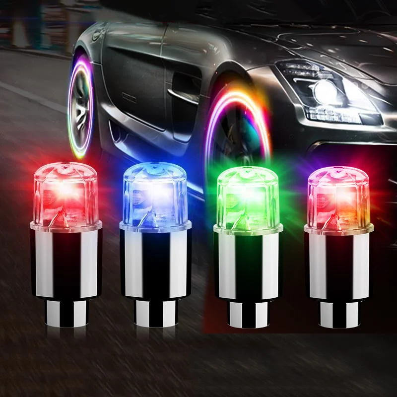 Universal-Wheel-LED-Light-Car-Motorcycle-Bike-Neon-Valve-Cap-Lamp-Tire ...