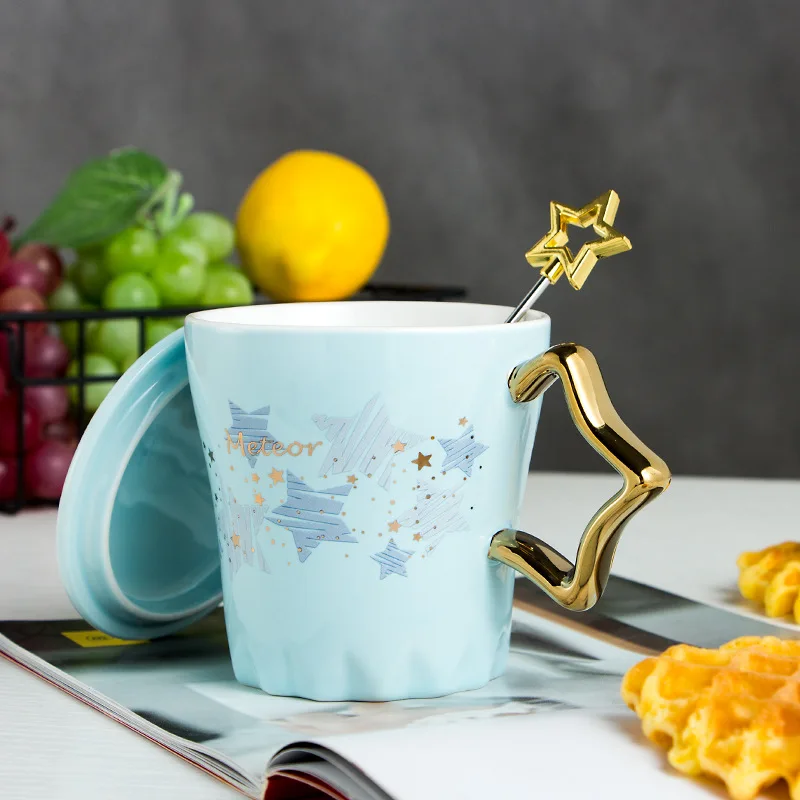 Creative-Golden-Star-Coffee-Cup-Cute-Mugs-Free-Shipping-Cups-and-Mugs ...