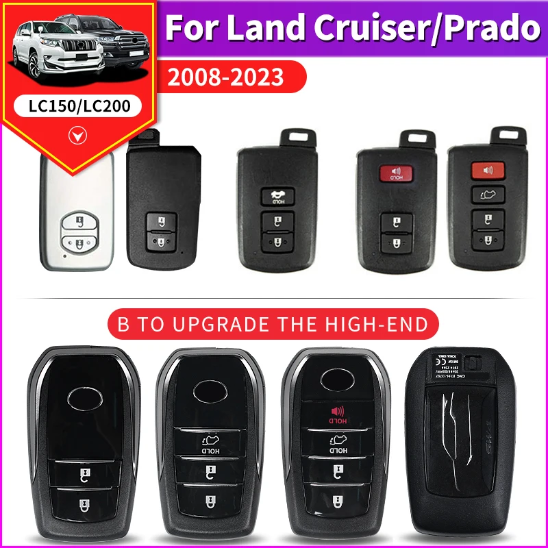 2008-2021-for-Toyota-Land-Cruiser-200-Key-Shell-Modified-Prado-150 ...