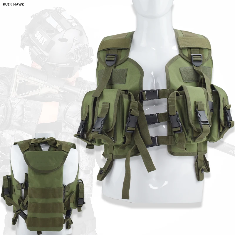 Combat Vest Tactical Equipment | Vest Camouflage Military Armor - Men's ...