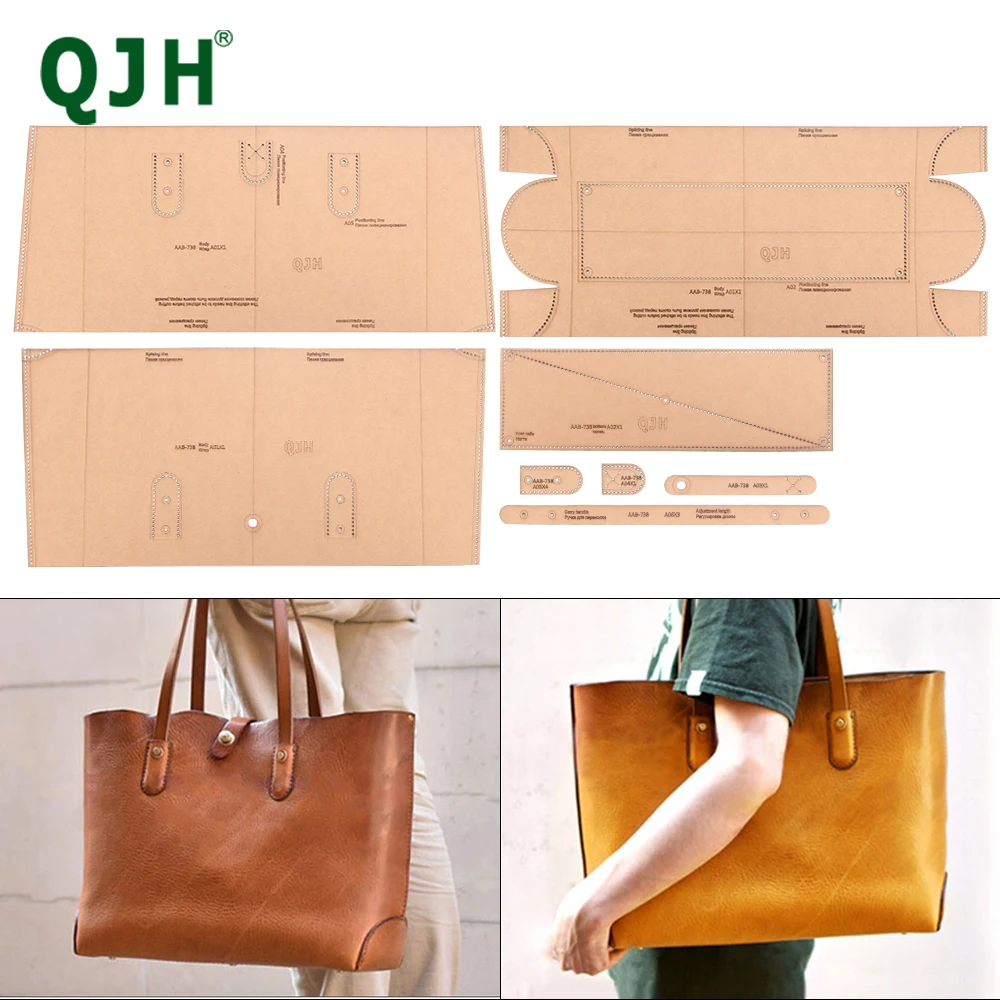 QJH-Classic-Retro-Tote-Bag-Large-Capacity-Tote-Bag-Shoulder-Bag-Acrylic ...