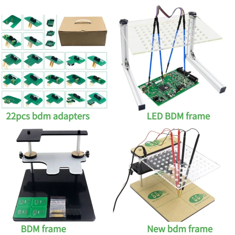 22pcs-BDM-Adapters-Full-Set-Frame-for-KTAG-KESS-FGTECH-BDM100-LED-Frame ...