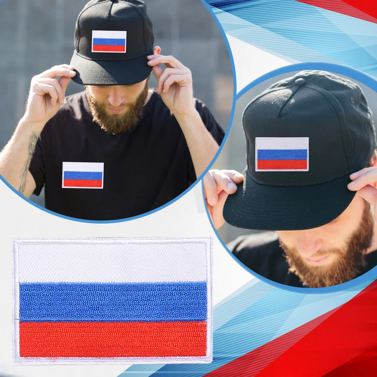 Embroidery/Rubber Patch Russia Flag Russian Patch Tactical Emblem ...