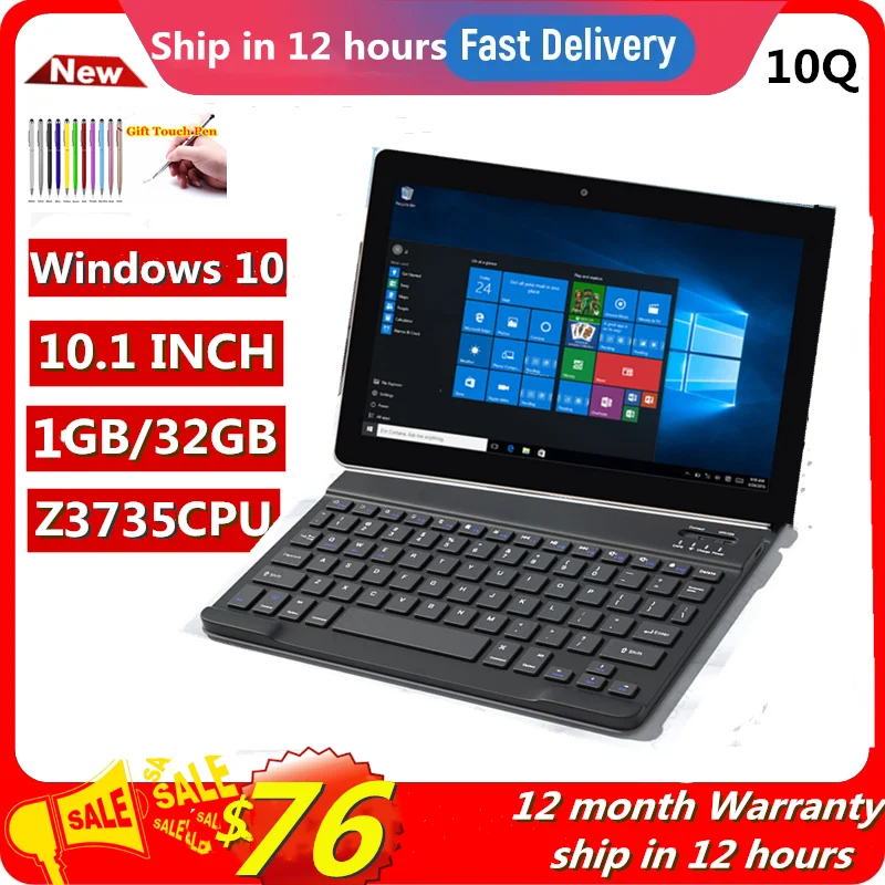 Drop Shipping 10.1 INCH 10Q Windows 10 Tablet PC 1GB+32GB Dual Camera ...