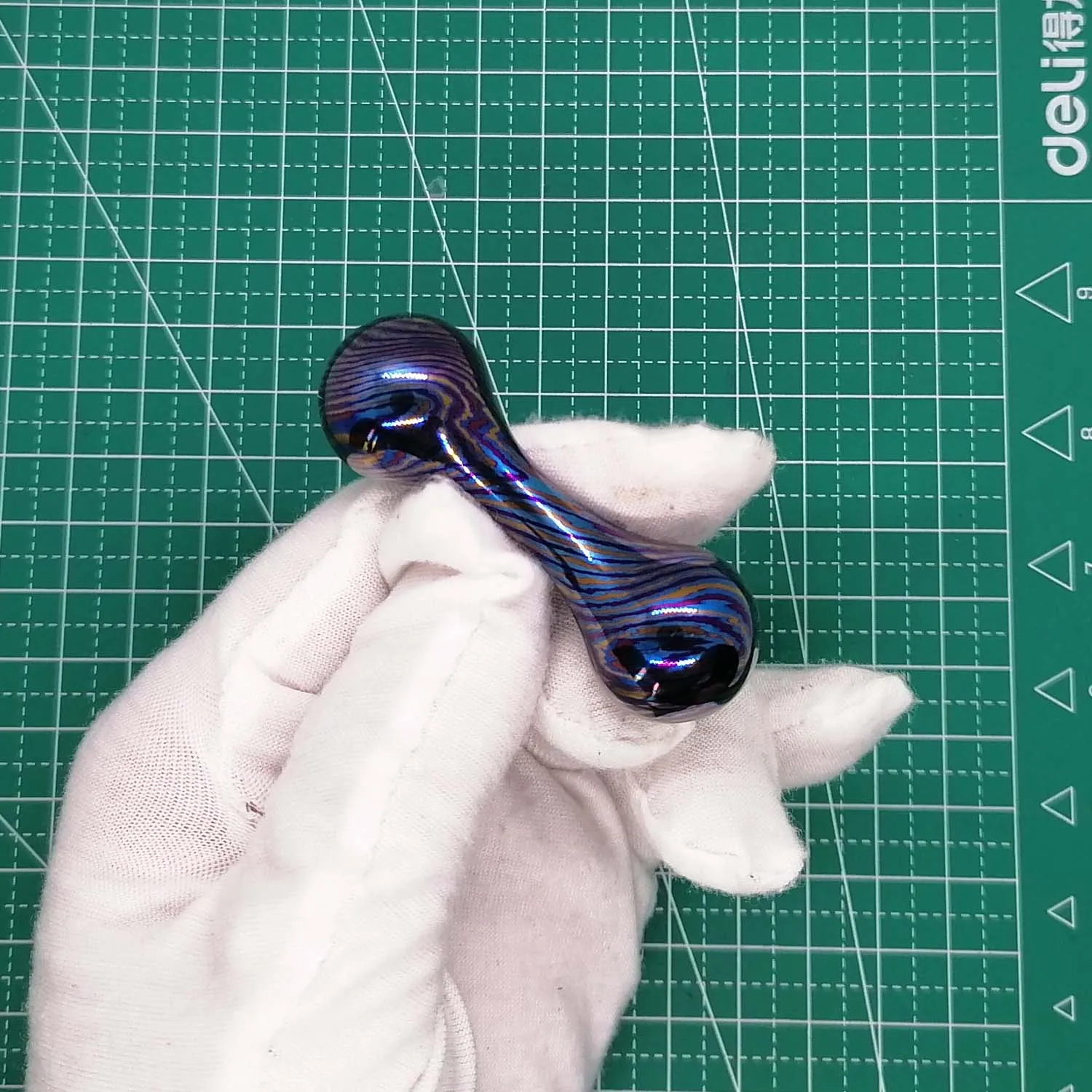 1 Piece Titanium Damascus Finger Skill Toy EDC Toys - AliExpress 1420