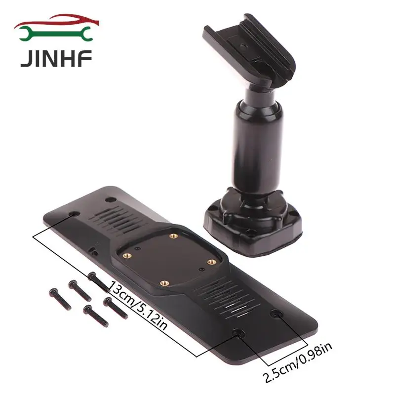 1Set Rear View Mirror Back Plate Panel + Mirror Dash Cam Mount Bracket ...