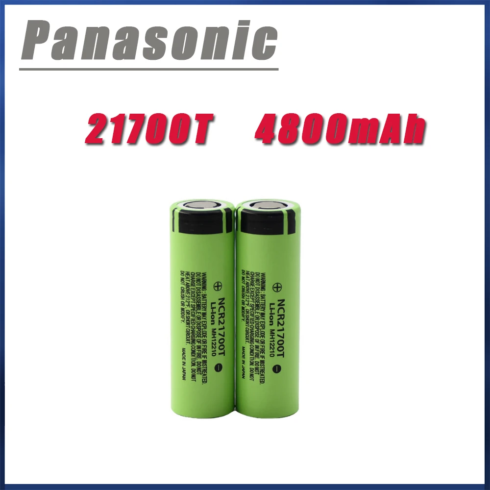 Original Panasonic 21700 NCR21700T Lithium Rechargeable Battery 4800mAh ...