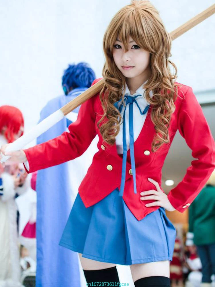 TIGER DRAGON Toradora Cosplay Costume Taiga Aisaka School Uniform ...