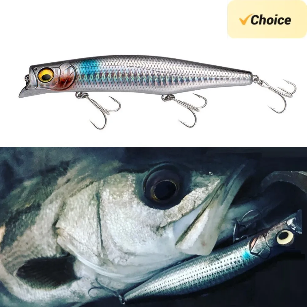 TSUYOKI-Hard-Bait-Fishing-Lures-Wobblers-de-gua-salgada-Seabass ...