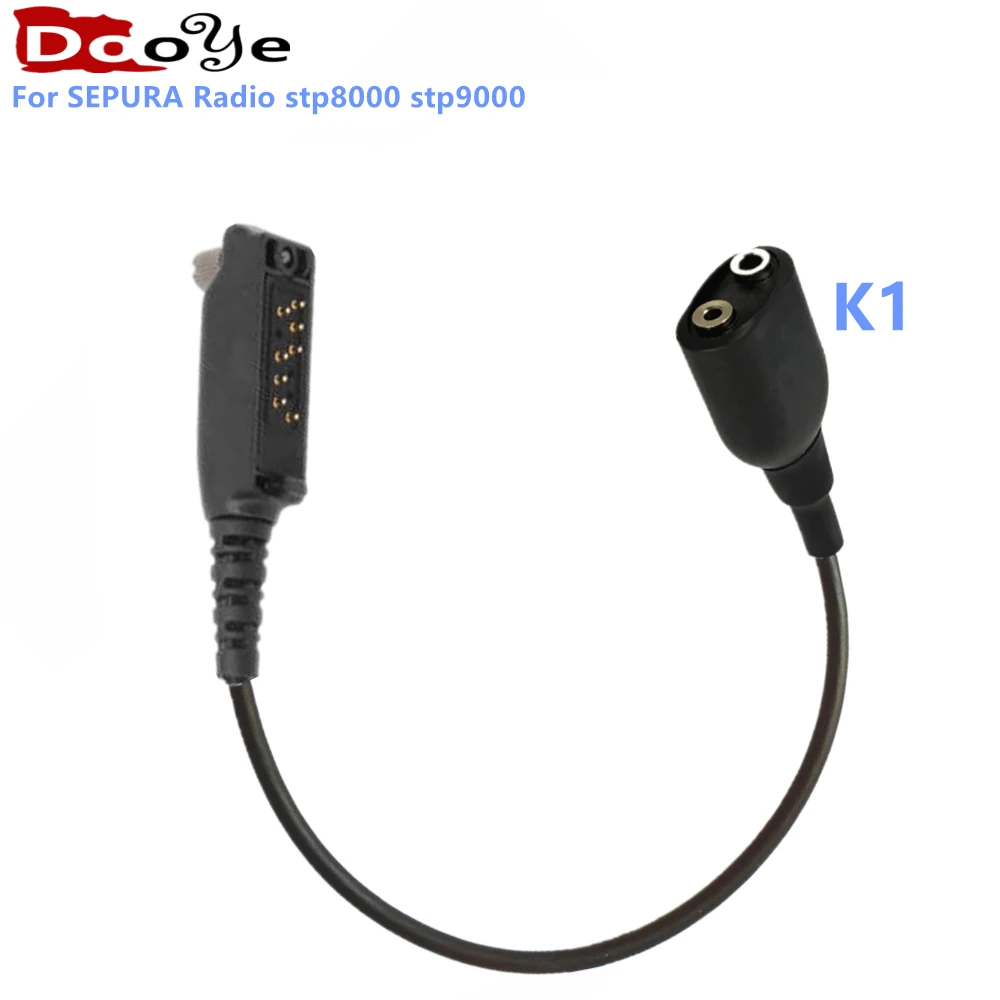Adapter-for-SEPURA-stp8000-to-K-type-headset-baofeng-2PIN-headset-for ...