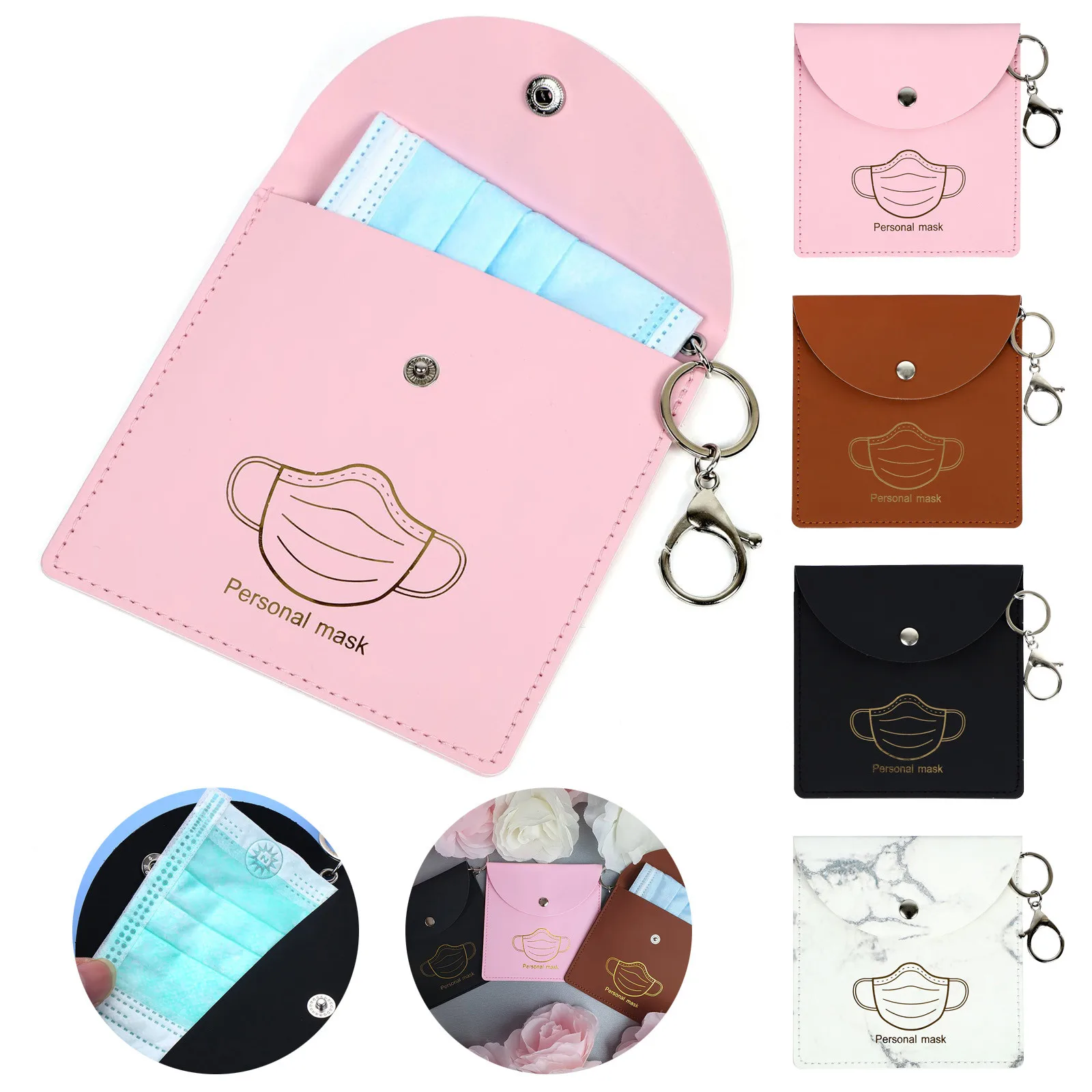 Multi purpose Mask Cover Bag Portable Facemask Dustproof Holder Face ...