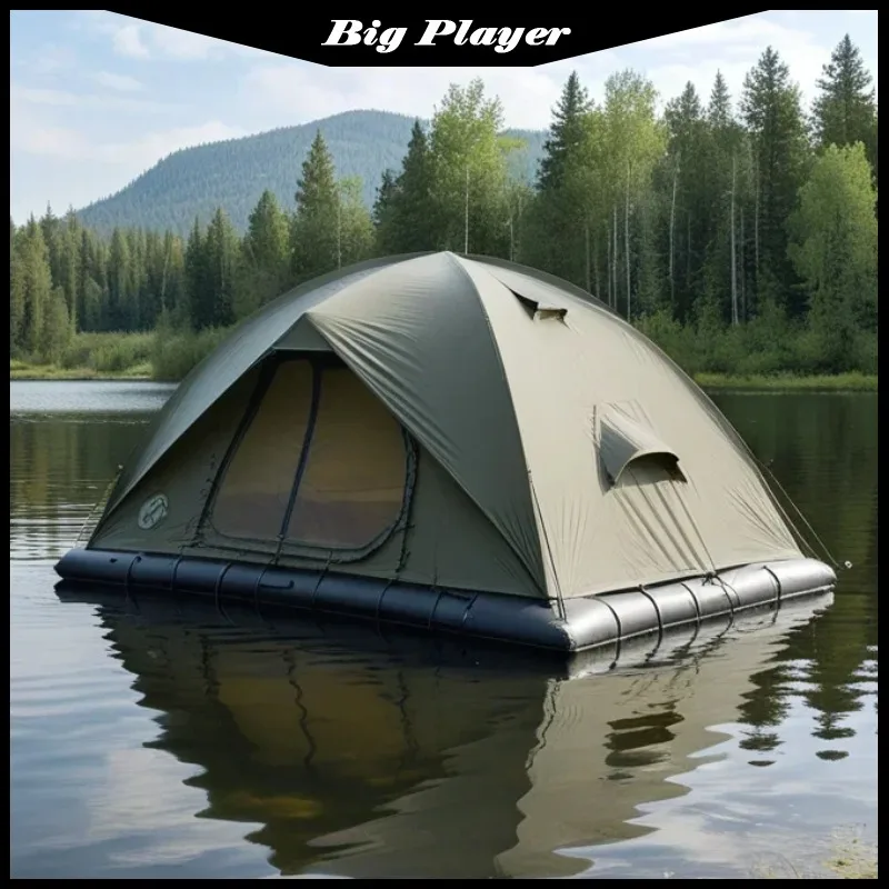 Travelling Portable Rafting Boat Blowup Marquee Inflatable Family Tents ...