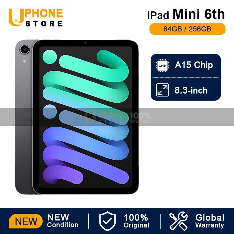 New Apple Ipad Mini 2021 6th Generation 8.3'' Ips Retina Display A15 ...