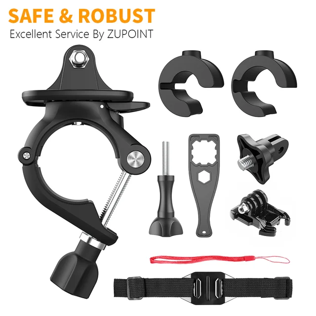 Action Sports Video Camera Accessories Kit Bicycle Motorcycle Helmet ...