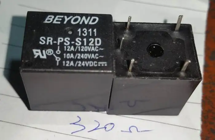 New SR-PS-S12D ; SR-PS-S24D ; SR-SS-S12D ; (22F-1C-24V/12V) Relay 5pins