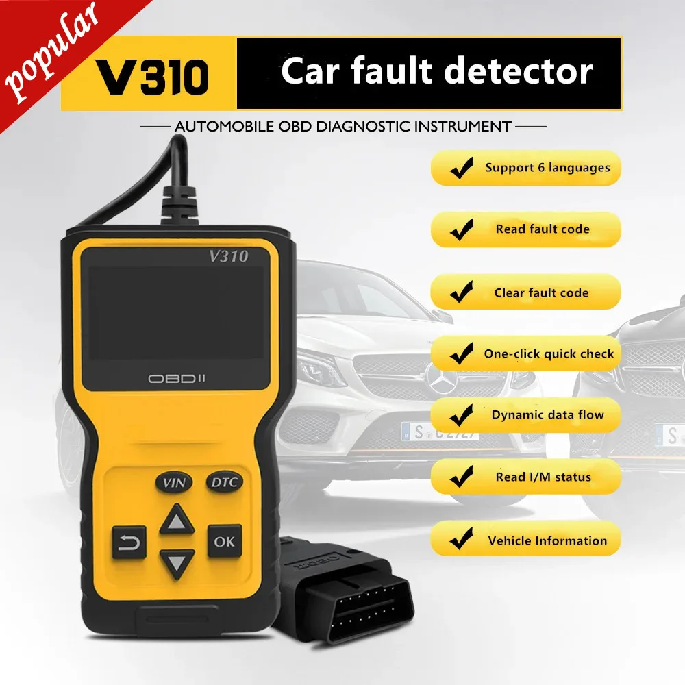 V310-Car-Diagnostic-Code-Reader-e-Scanner-Tool-Auto-CAN-OBD2-V1-1-16Pin ...