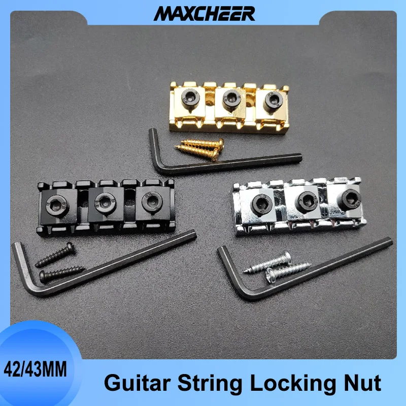 Electric-Guitar-42mm-43mm-Metal-Guitar-Tremolo-Bridge-Locking-String ...