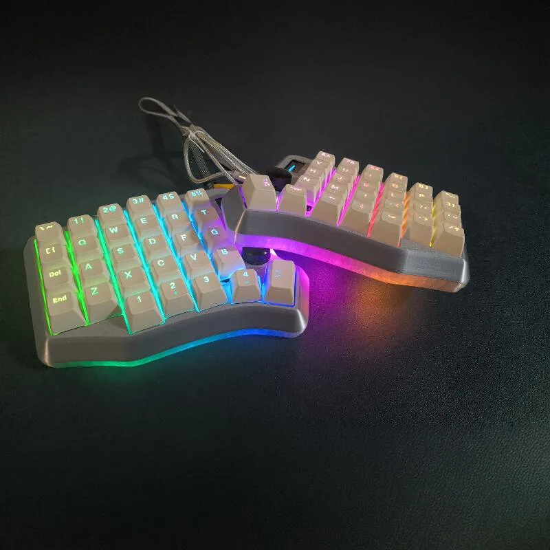 ECHOME-Kit-de-Teclado-Gaming-Personalizado-Soft-Rgb-Split-Case-Acr-lico ...