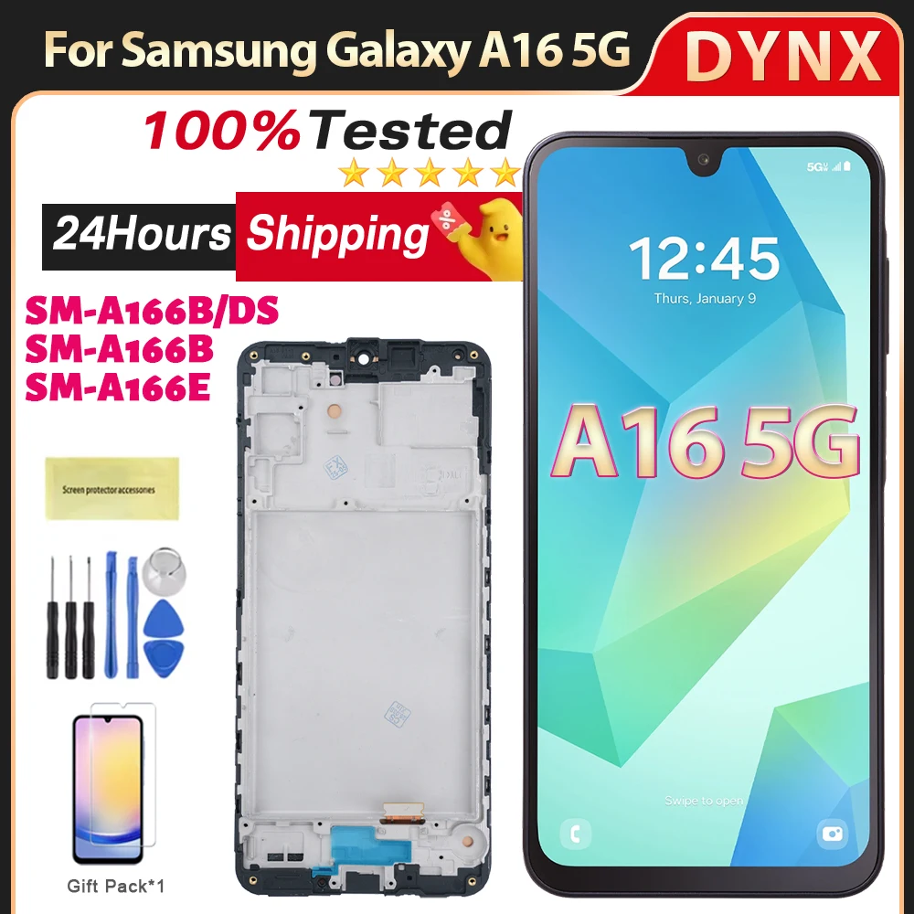 New OLED LCD For Samsung Galaxy A16 5G SM-A166B SM-A166B/DS SM-A166P ...