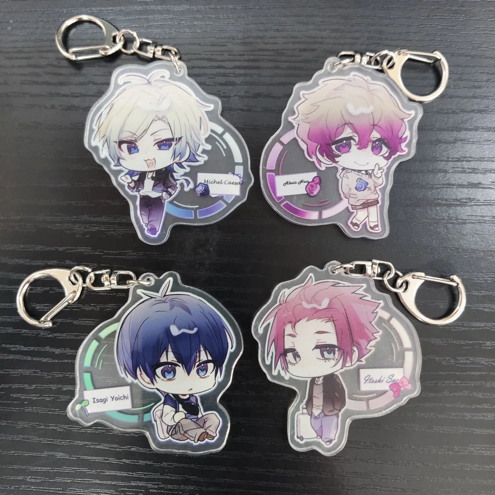 BLUE-LOCK-Anime-Figures-Mikage-Reo-Nagi-Seishiro-Cute-Acrylic-Key ...