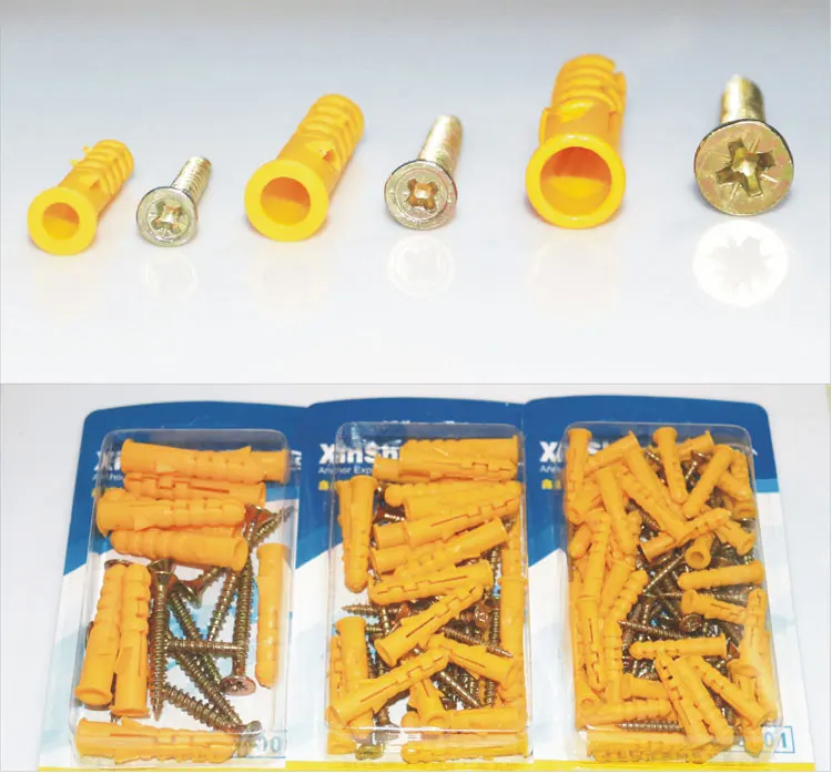 50Pcs-Box-6-30Mm-Plastic-Expansion-Tube-Pipe-Wall-Anchors-Plugs ...