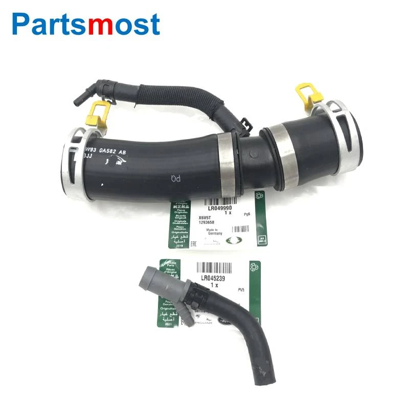 Throttle Body Heater Outlet Hose LR045239 Coolant Thermostat Water Pipe ...
