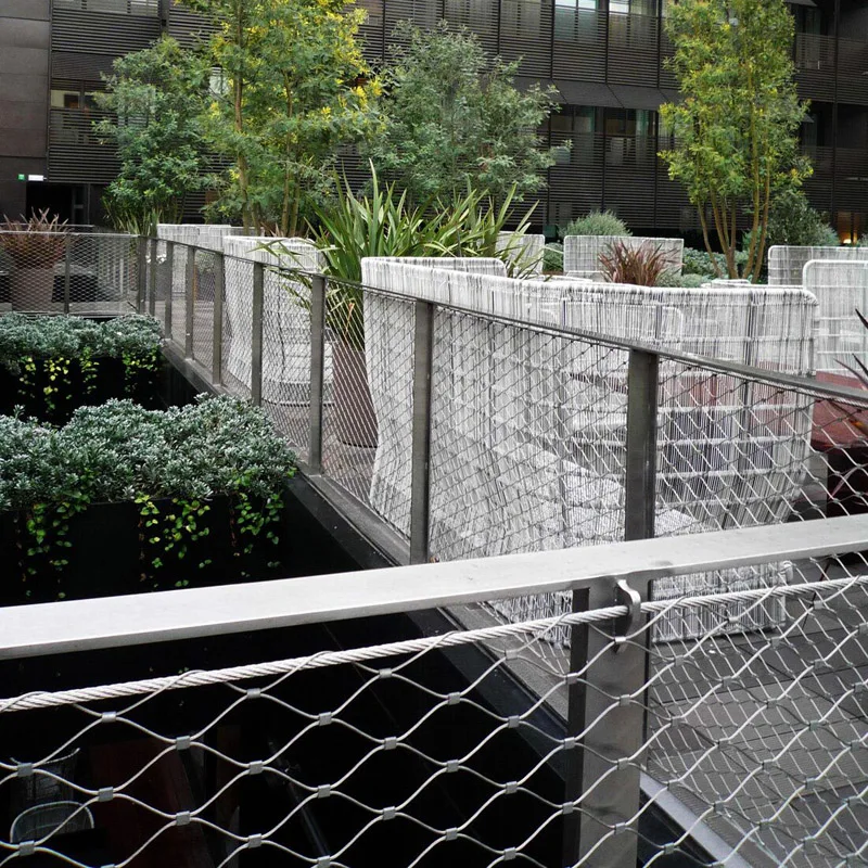 Customized-SS304-Safety-Netting-with-Ferrule-Stainless-Steel-Cable-Rope ...