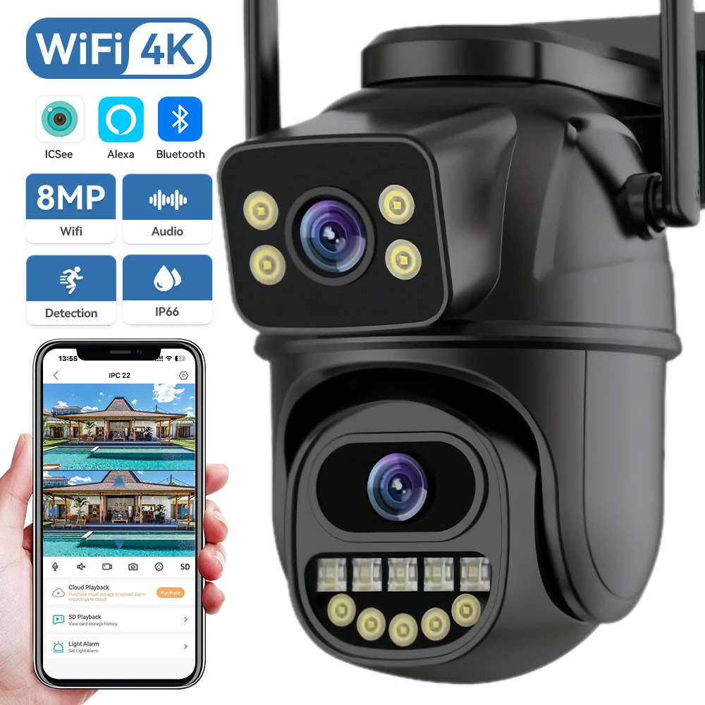 4K-8MP-HD-WIFI-PTZ-IP-Camera-4X-Zoom-Dual-Screen-Auto-Tracking-Home ...