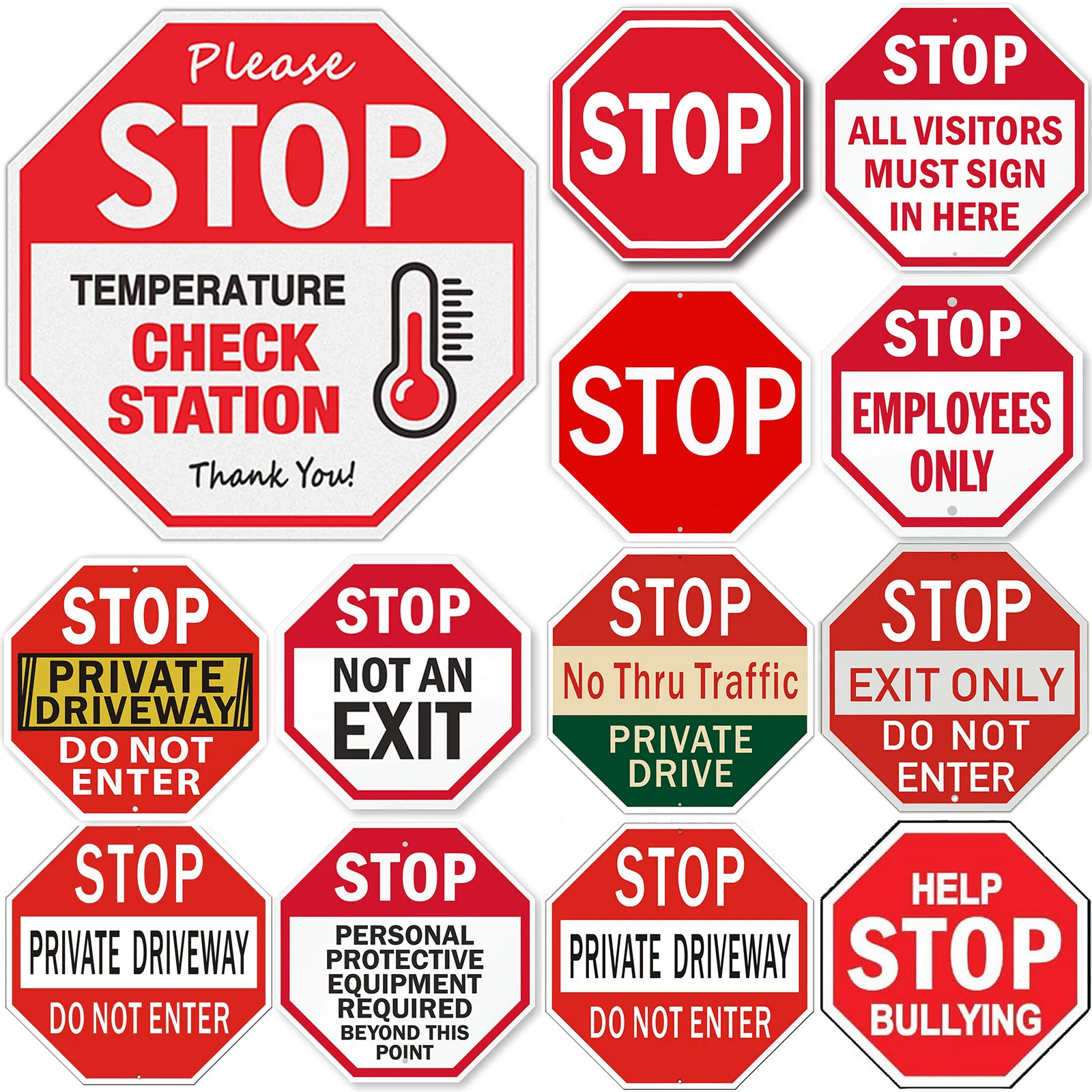 Stop Warning signs - Work Safety Direct