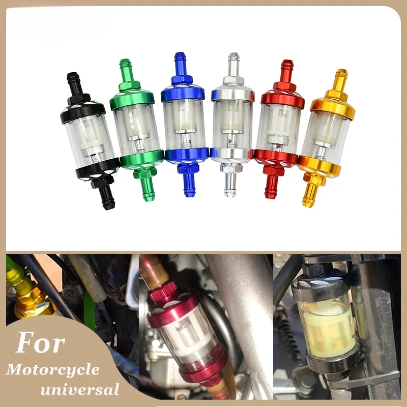 8mm-CNC-Motorcycle-Gas-Fuel-Gasoline-Oil-Filter-Moto-Accessories-For ...
