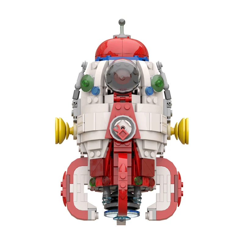 Anime Pikmin Captain Olimar S.S. Dolphin Delivery Ship Building Block ...