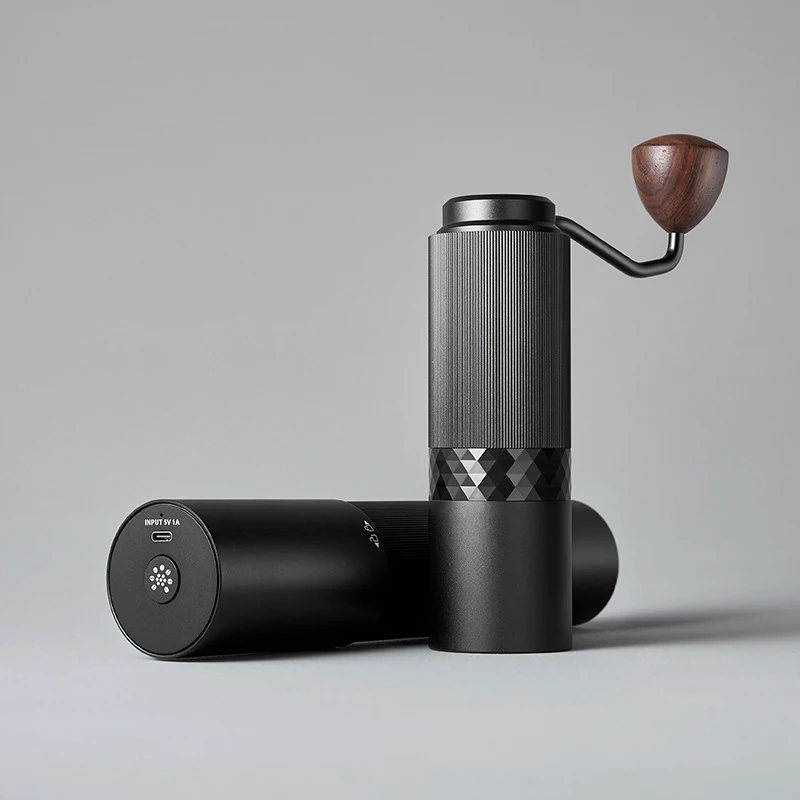 Electric Manual 2 in 1 Coffee Grinder, Titanium Cone Adjustable ...