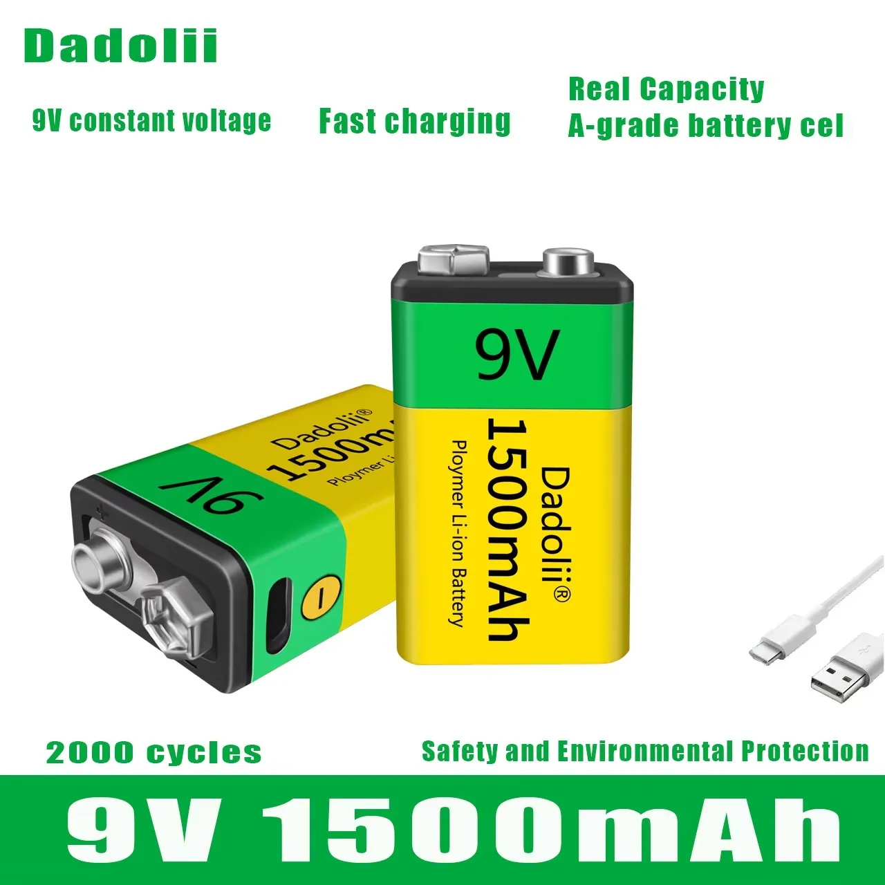 2024-9V-1500mAh-li-ion-Rechargeable-battery-Micro-USB-Batteries-9-v ...