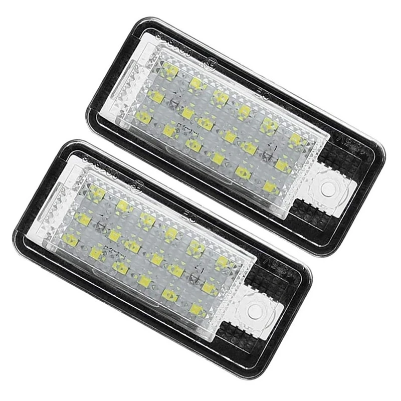 Car LED License Number Plate Light Lamp White for -Audi A3 S3 8P A4 B6 ...