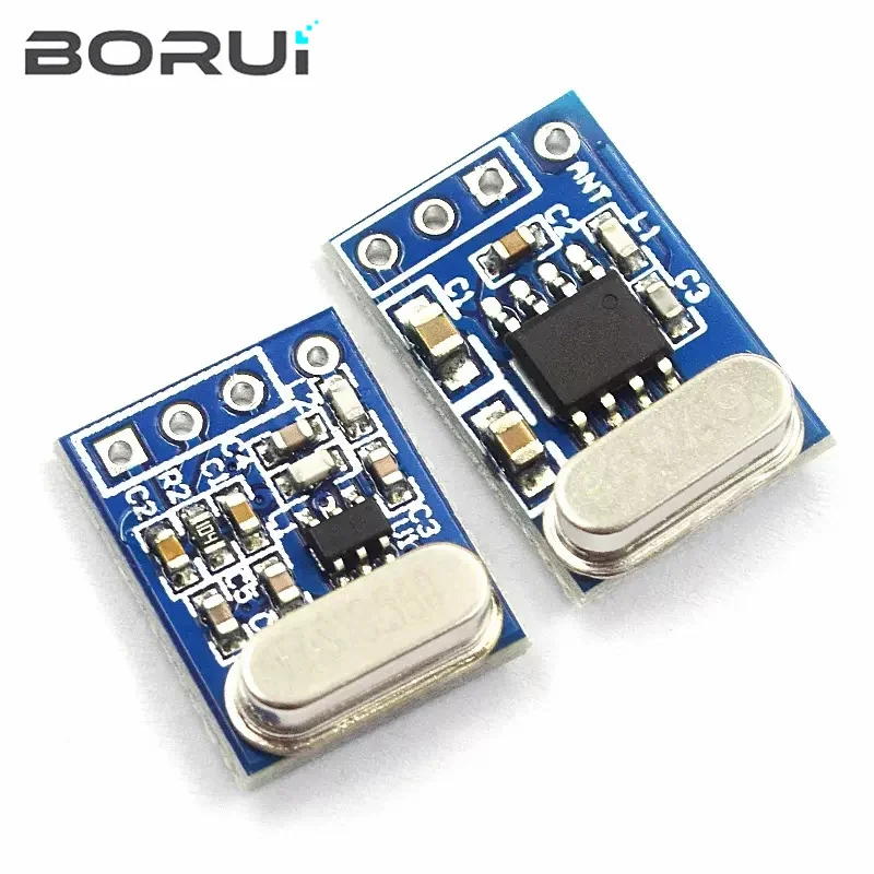 1Set 2Pcs 433MHZ Wireless Transmitter Receiver Board Module SYN115 SYN480R ASK/OOK Chip PCB for ...