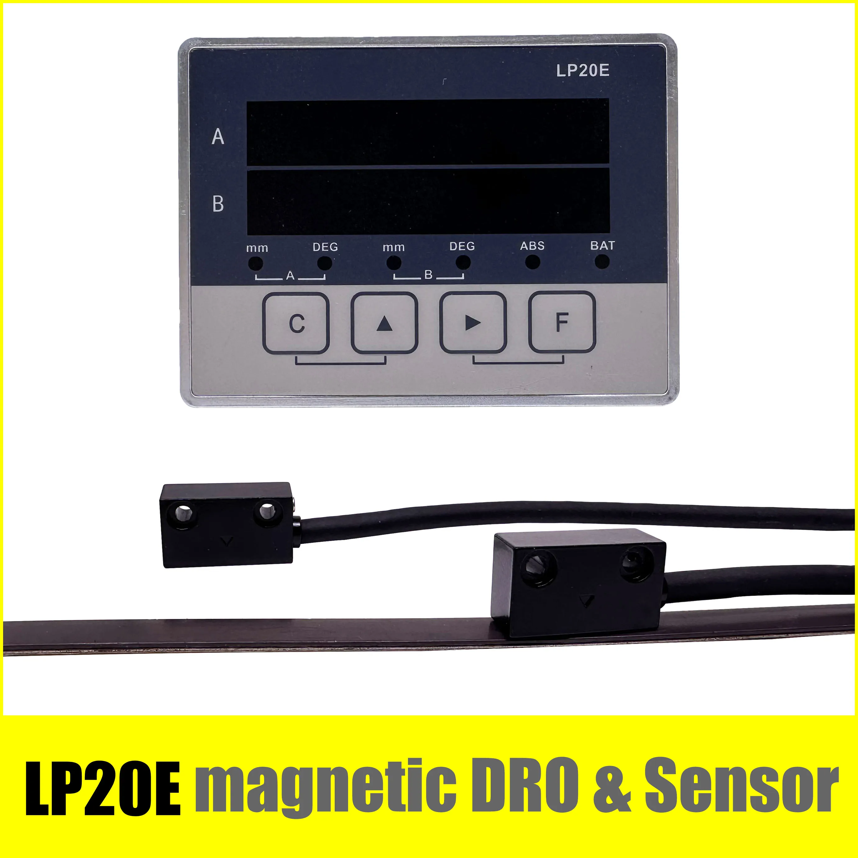 Lp20e 2 Axis Digital Display Dro Magnetic Sensor Tape Displacement ...