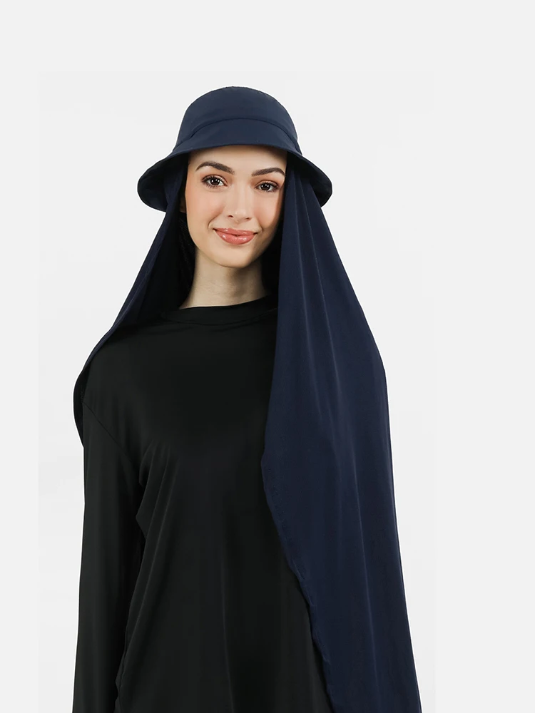 Fashion Hijab Buckets Hat | Bucket Hat Hijab Women | Instant Shawl ...