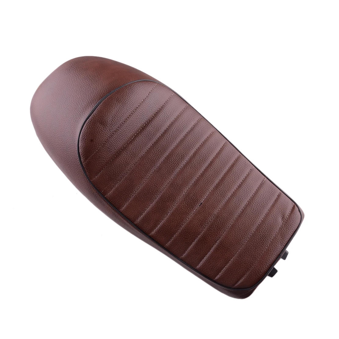 Universal-Brown-Motorcycle-Hump-Seat-Straddle-Saddle-For-Flat-Frame ...
